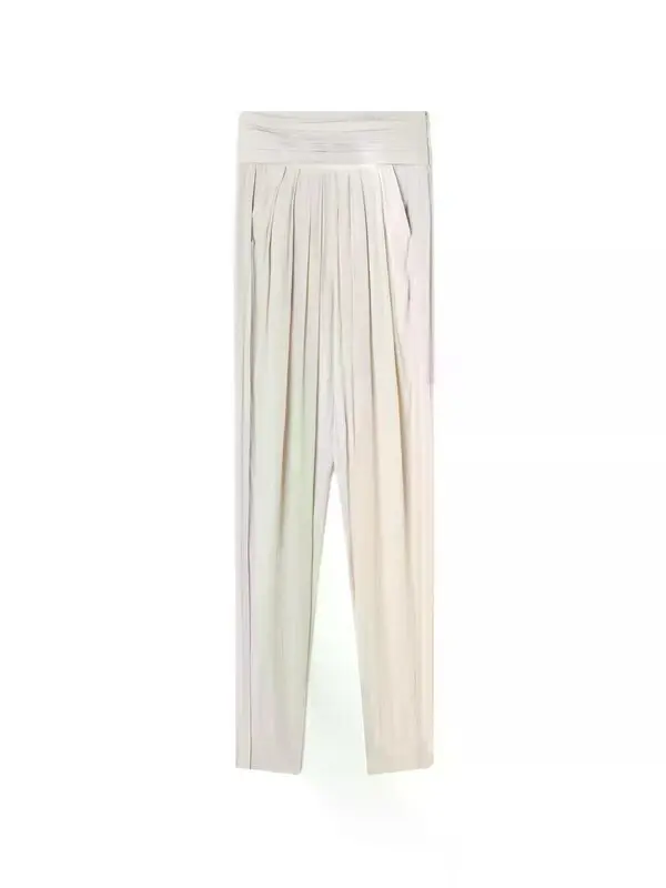 LANVIN Pleated Trousers - Neutrals