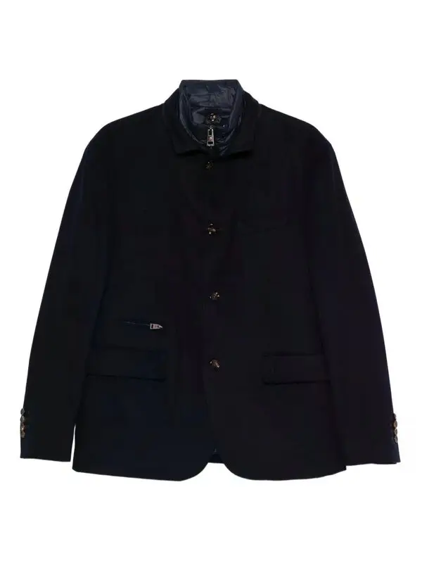 KIRED Button-fastening Detachable-collar Jacket