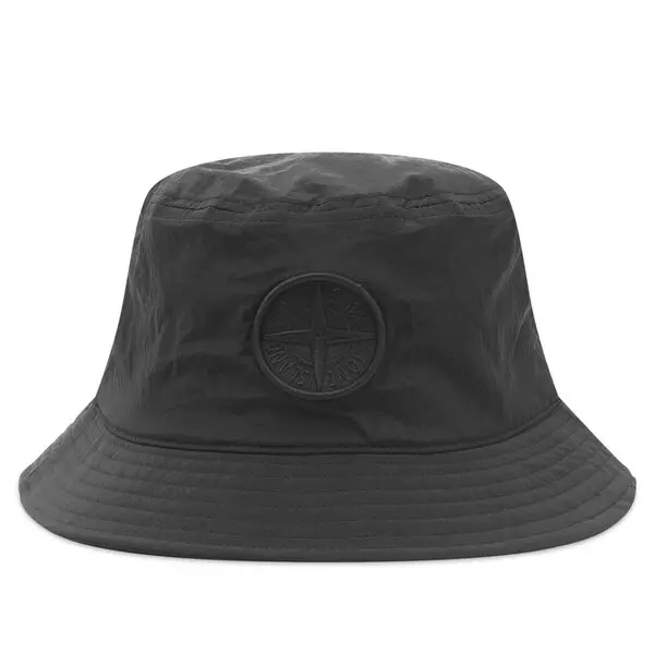 Stone Island Nylon Metal Bucket Hat - Black