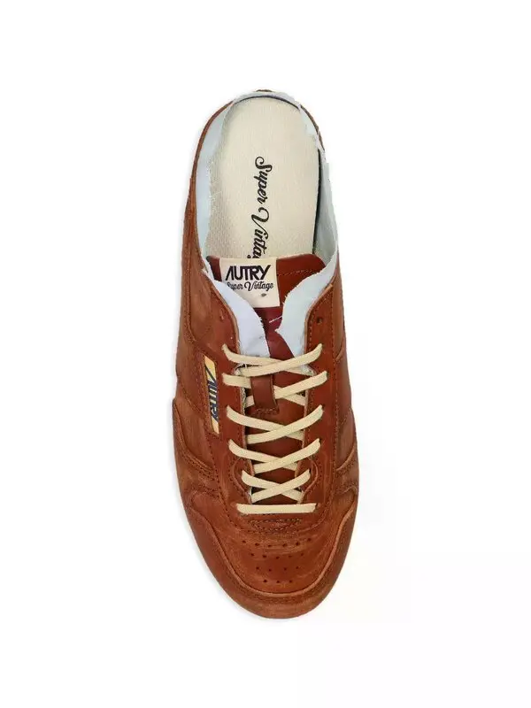 AUTRY Leather Slip-on Sneakers - Brown