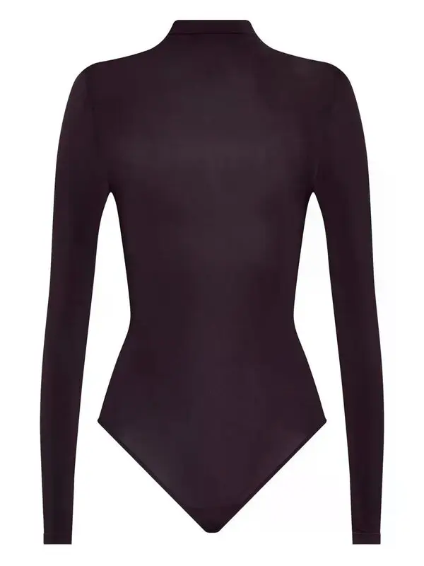 Wolford Buenos Aires High-neck Bodysuit - Purple