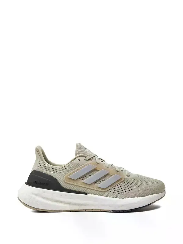 Adidas Pureboost 23 Three-stripe Sneakers - Neutrals