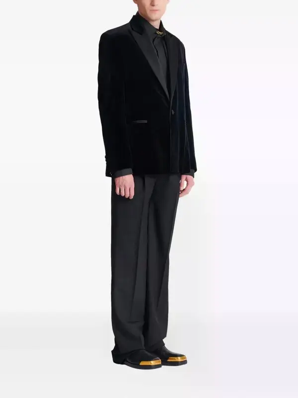 Balmain Velvet Single-breasted Blazer