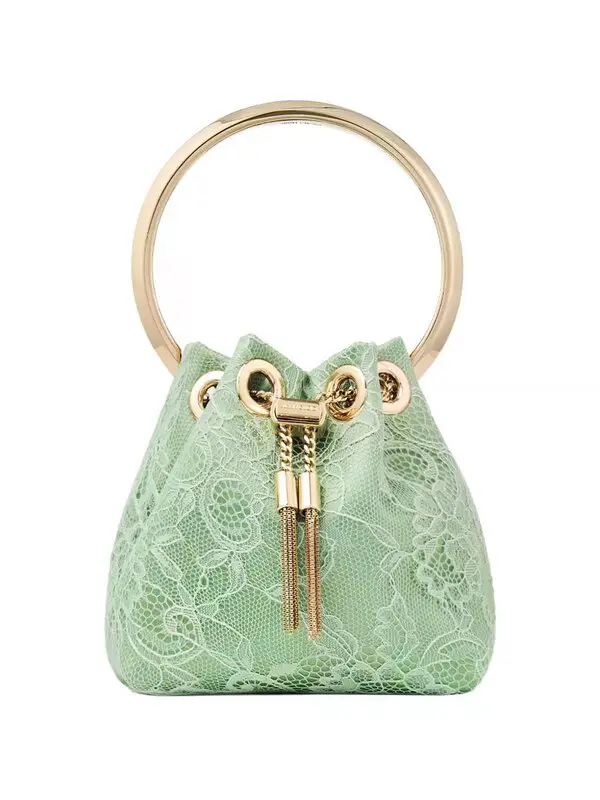 JIMMY CHOO Micro Bon Bon Mini Bag With Lace Handle
