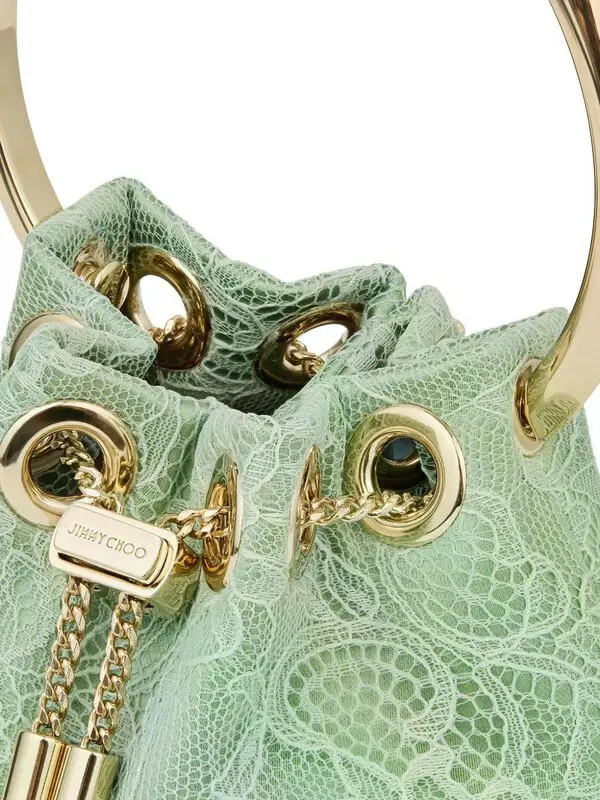 JIMMY CHOO Micro Bon Bon Mini Bag With Lace Handle