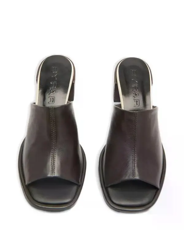 By Far Francisco Mules - Brown