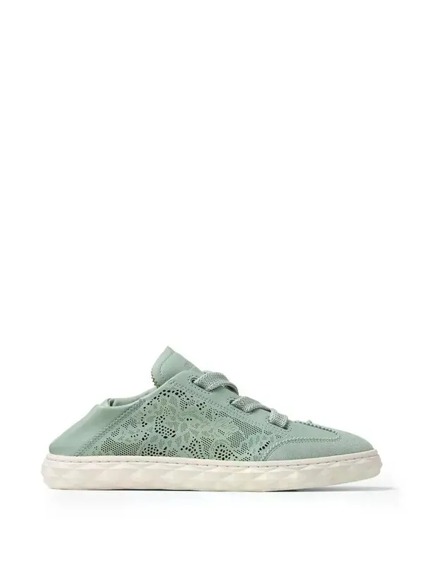 JIMMY CHOO Diamond Flex Laced Laser-cut Sneakers