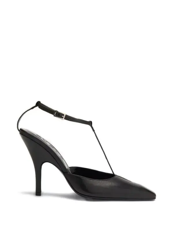 By Far Tara Square-toe Pumps