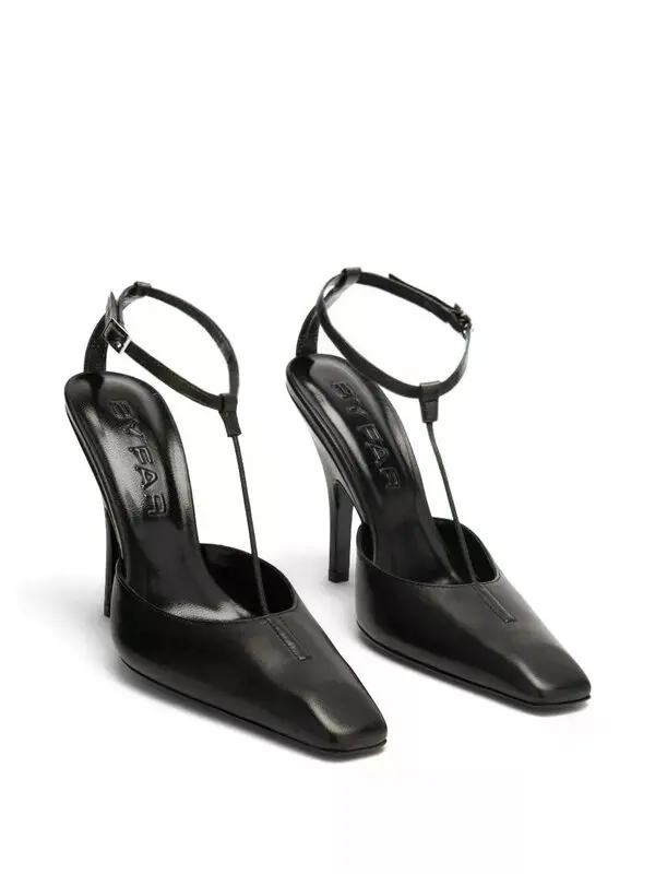 By Far Tara Square-toe Pumps