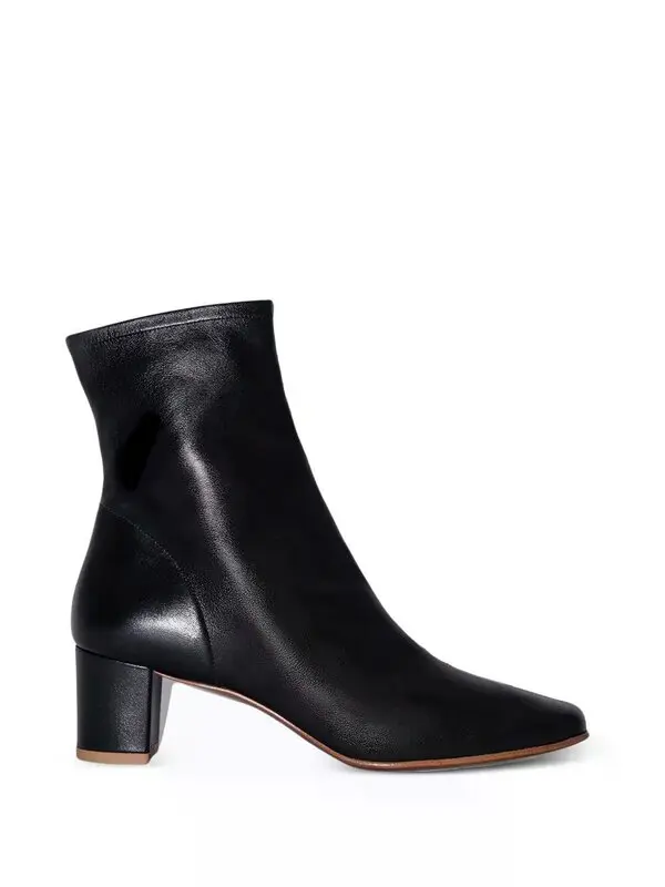 By Far Sofia Square-toe Block-heel Boots