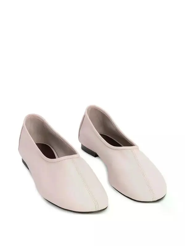 By Far Prudence Leather Ballet Flats