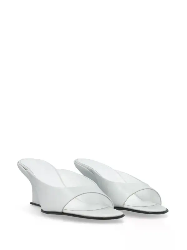 By Far Caroo Sculpted-heel Mules