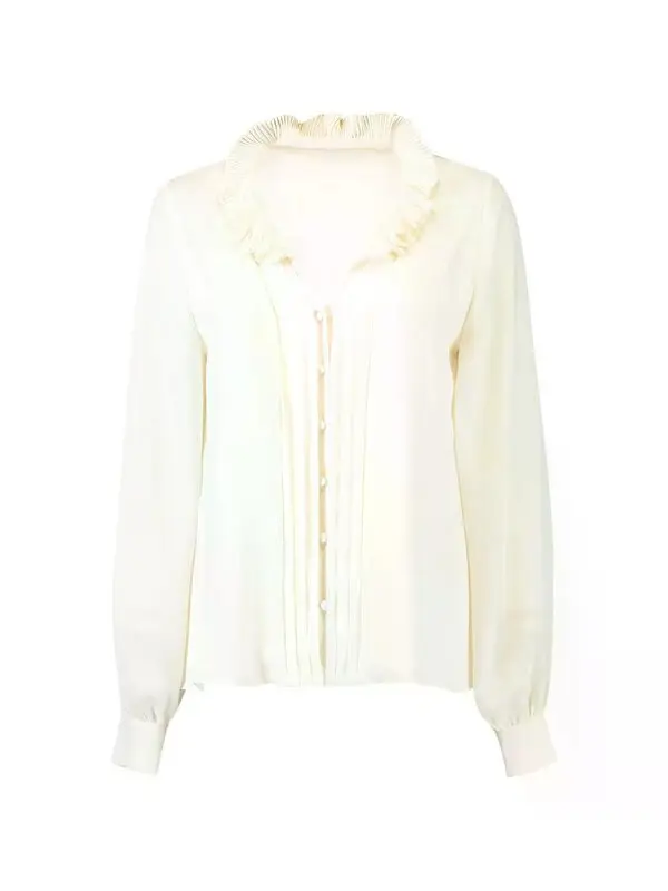 Alexis Vina Ruffled Blouse - Neutrals