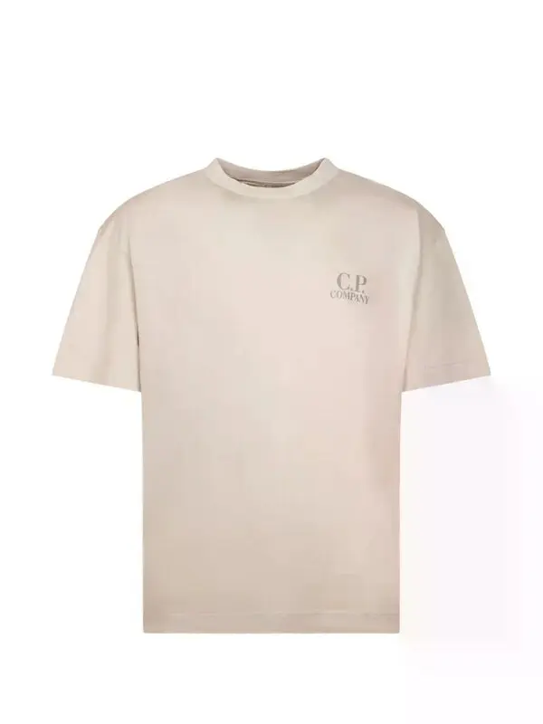 C.P. COMPANY Logo T-shirt - Neutrals