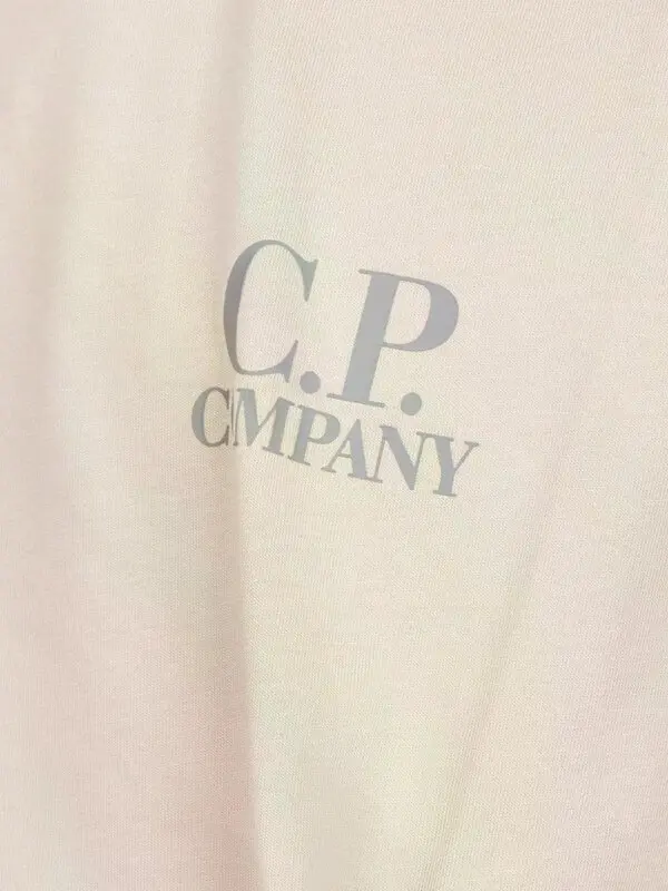 C.P. COMPANY Logo T-shirt - Neutrals
