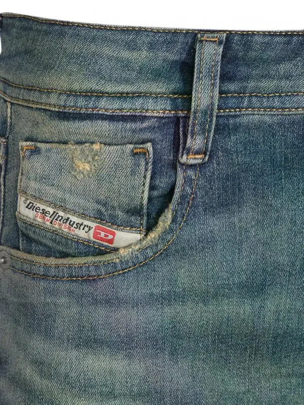 DIESEL® D-ebbey Low Waist Bootcut Jeans - Blue