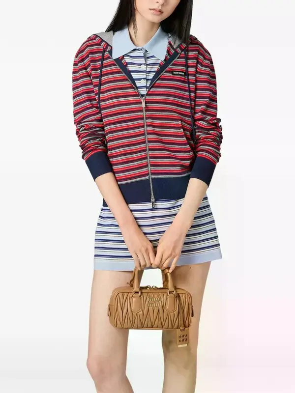 Miu Miu Striped Hoodie