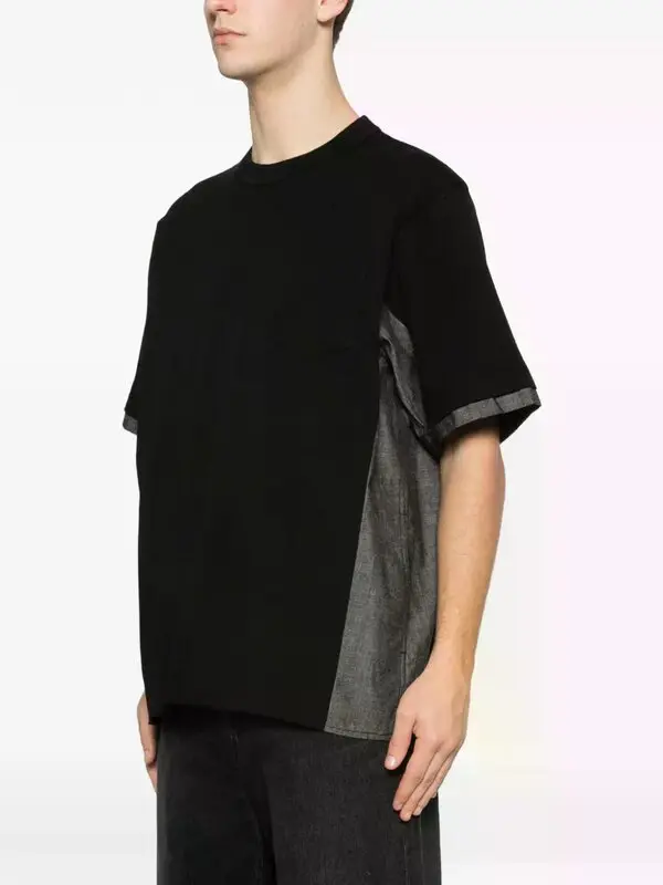 Sacai Pocket Colour-block T-shirt