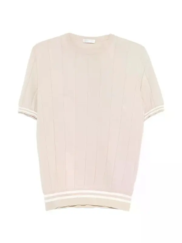 PANICALE Ribbed Striped T-shirt