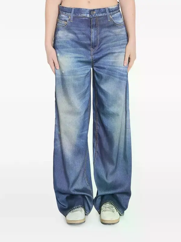 GOLDEN GOOSE Printed Five-pocket Trousers