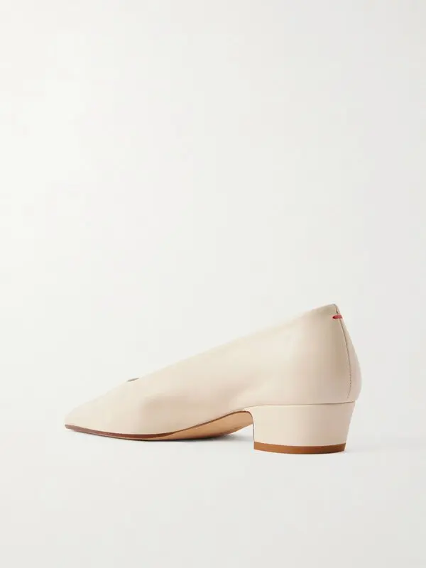 AeydĒ Rory Leather Pumps - Neutrals