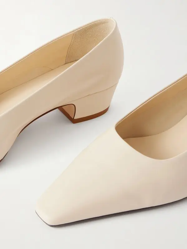 AeydĒ Rory Leather Pumps - Neutrals