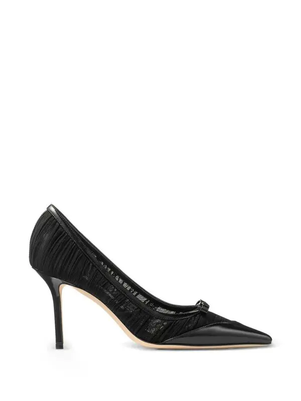 JIMMY CHOO Love Bow 85mm Leather Pumps
