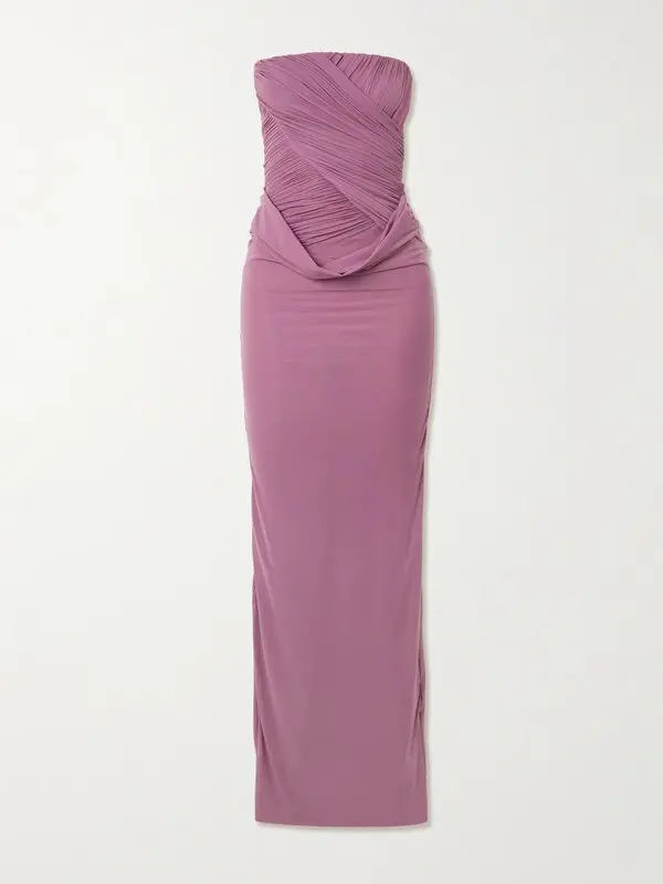 MAYGEL CORONEL Gorgonia Strapless Maxi Dress