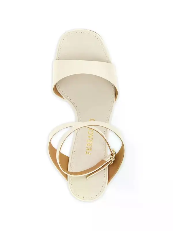 FERRAGAMO Square-toe Ankle-strap Sandals