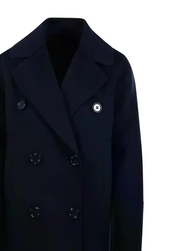 Max Mara Buttoned Coat - Blue