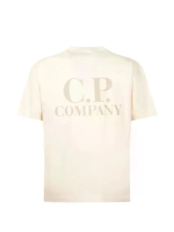 C.P. COMPANY Logo T-shirt - Neutrals