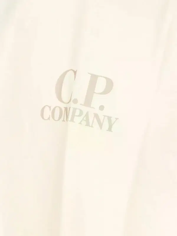 C.P. COMPANY Logo T-shirt - Neutrals