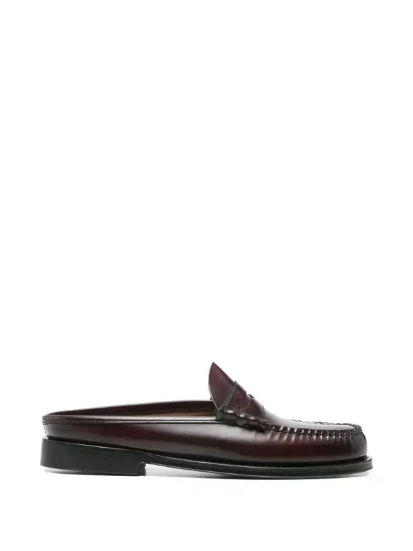 G.H.BASS Weejuns Larson Penny Mules - Brown