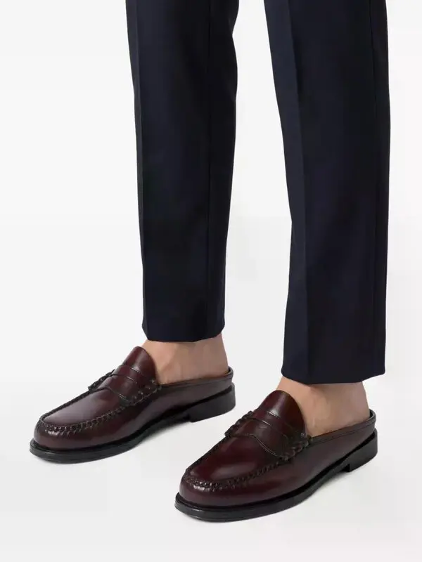G.H.BASS Weejuns Larson Penny Mules - Brown