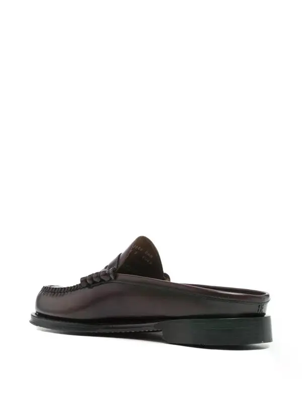 G.H.BASS Weejuns Larson Penny Mules - Brown