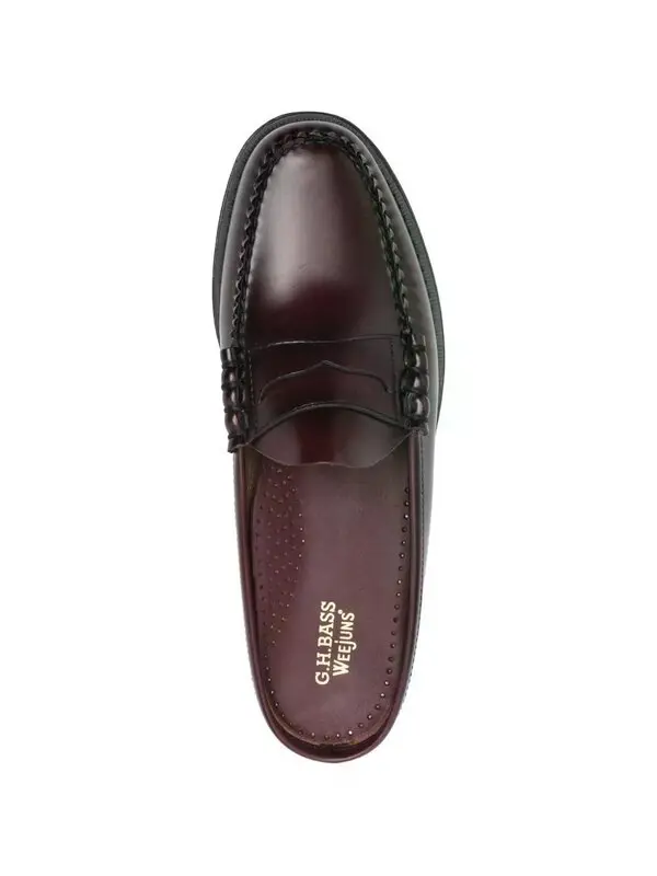 G.H.BASS Weejuns Larson Penny Mules - Brown