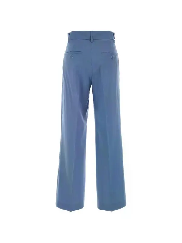 Max Mara Visivo Wool Trousers - Blue