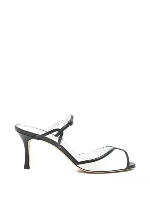 Manolo Blahnik Versari Leather Sandals
