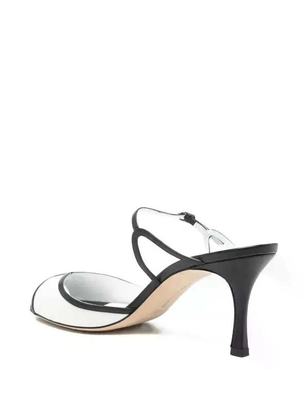 Manolo Blahnik Versari Leather Sandals