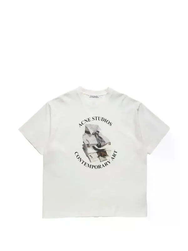 Acne Studios Printed T-shirt - Neutrals