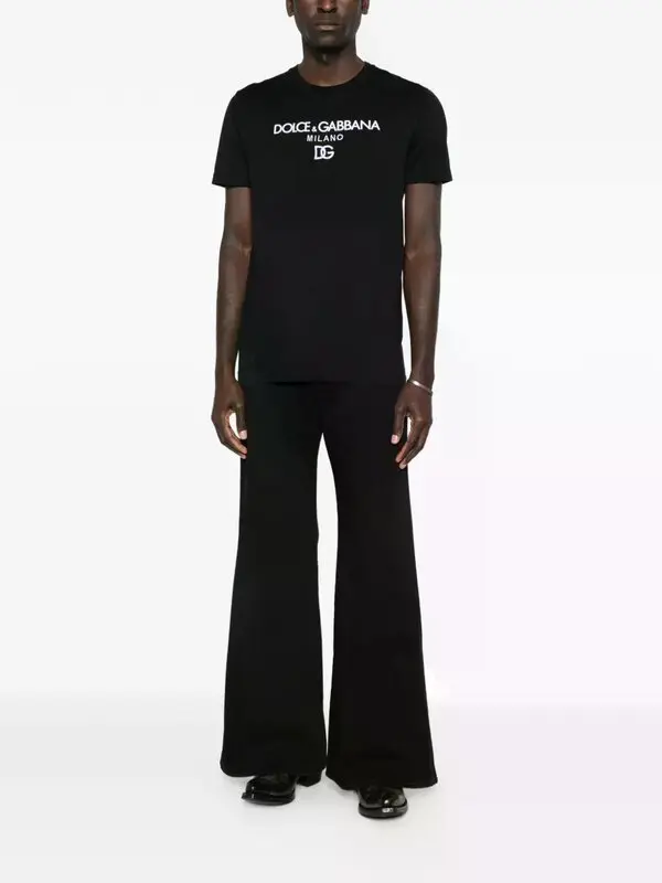 Dolce & Gabbana Logo-embroidered T-shirt