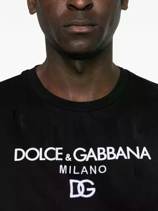 Dolce & Gabbana Logo-embroidered T-shirt