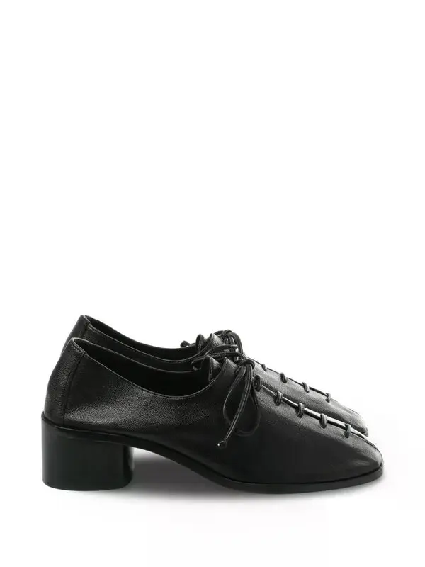 Hereu Lace-up Block-heel Pumps