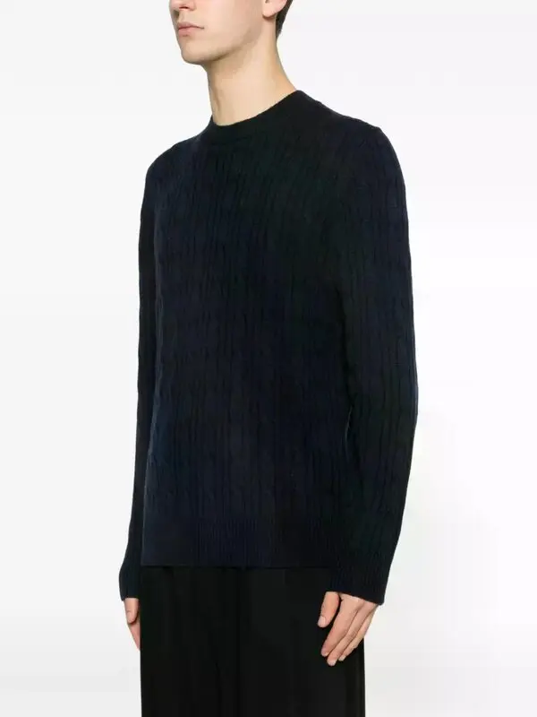 BOSS Cable-knit V-neck Sweater