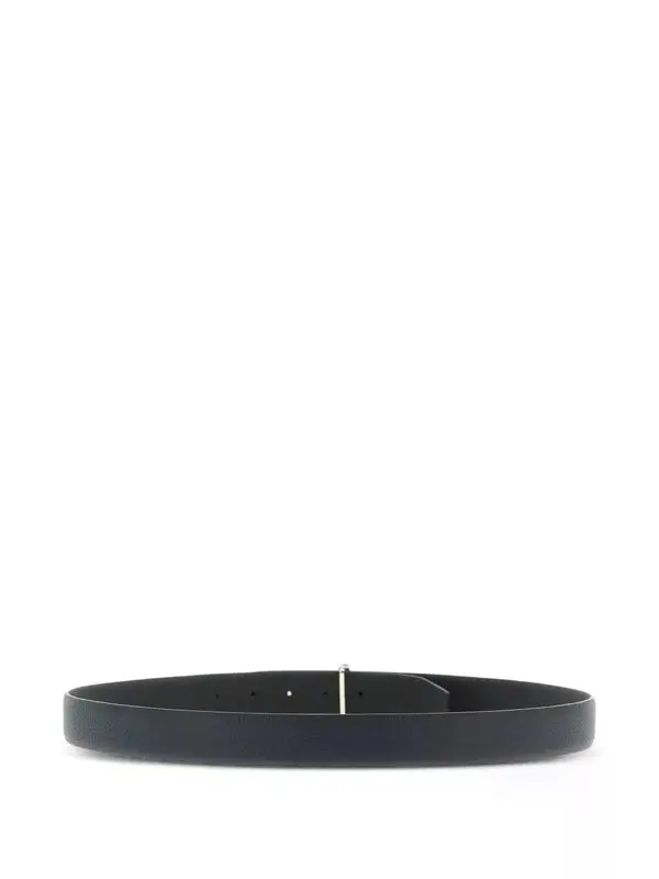 TOM FORD Reversible Hammered Logo Buckle Belt