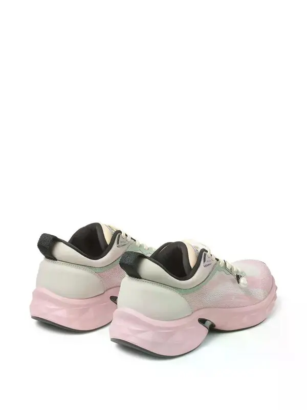 JIMMY CHOO Diamond Run Pearl-embellished Sneakers - Pink