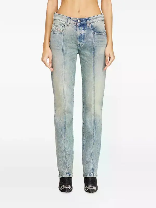 DIESEL® 1989 D-mine 09n55 Straight-leg Jeans - Blue