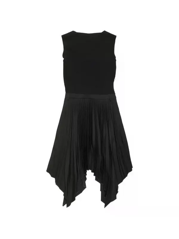 Acne Studios Pleated Asymmetrical-hem Midi Dress