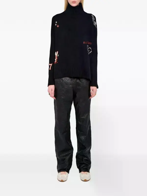 Zadig&Voltaire Bleeza Embroidered Sweater