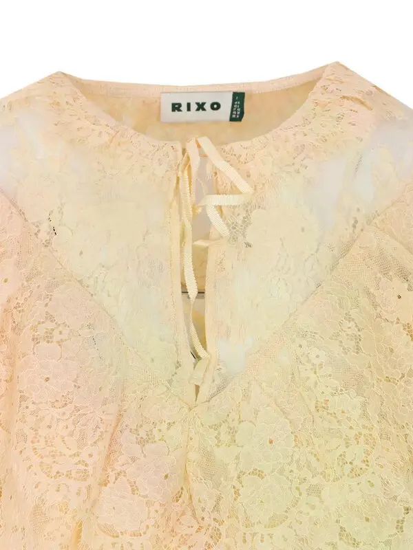 Rixo Lace Ruffled Blouse
